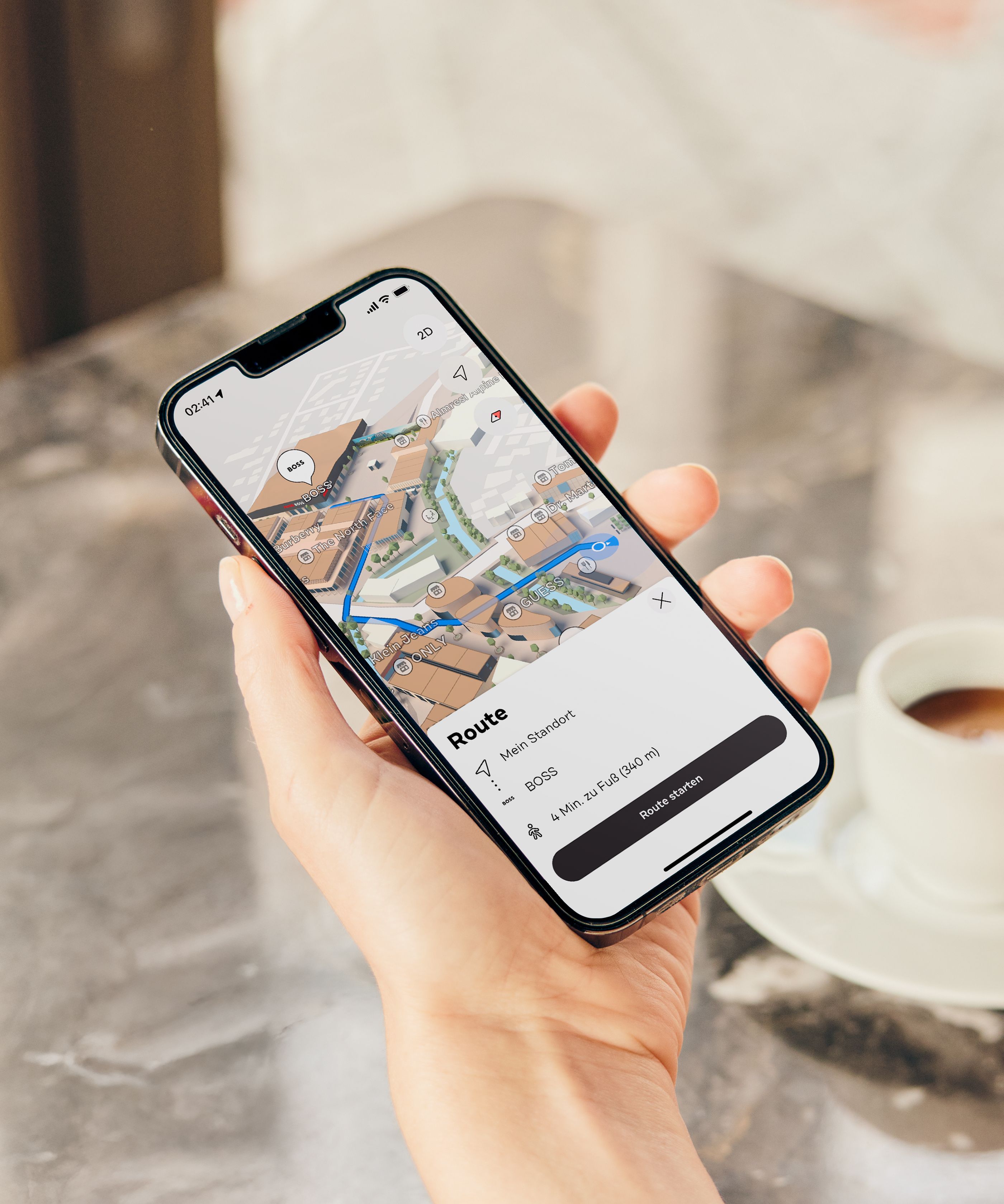Outletcity Metzingen map